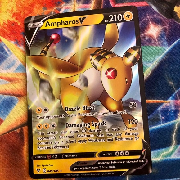 Pokemon | Other | Pokmon Ampharos V Vivid Voltage New | Poshmark